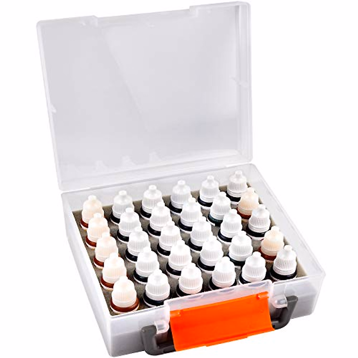 Food Coloring Bottle Storage Organizer Case Compatible with Cake Food Coloring Set, Food Grade Vibrant Liquid Dye Container Box Holds 30 Bottles (Box Only)