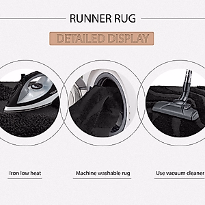 Castage Black Rug 4’x6’ Rugs for Bedroom Living Room Dining Room Office Boho Washable Area Rugs Large Neutral Floor Carpet Modern Farmhouse Tufted Woven Geometric Throw Rugs with Tassel