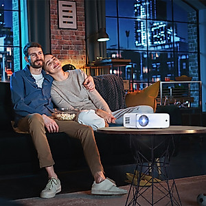 Artlii Enjoy4 Mini Projector 5G WiFi and Bluetooth, Native 1080P 210 ANSI Portable Projector for Outdoor and Indoor Use, Movie Projector Compatible with iOS, Android, Xbox, PS5, TV Stick, HDMI