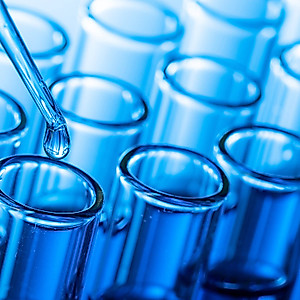 FunChem Glass Test Tubes, Pack of 20 Sturdy Round Bottom Clear Test Lab Tubes