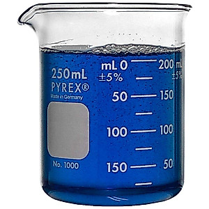 Pyrex - 1000-250CNEa PYREX Griffin Low Form 250mL Beaker Graduated Ea