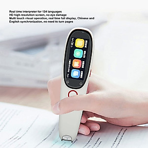 Language Translator Device Scanner Pen, Text to Speech Device 3.0in 134 Languages Portable Voice Translation Device for Language Learners Business Travel