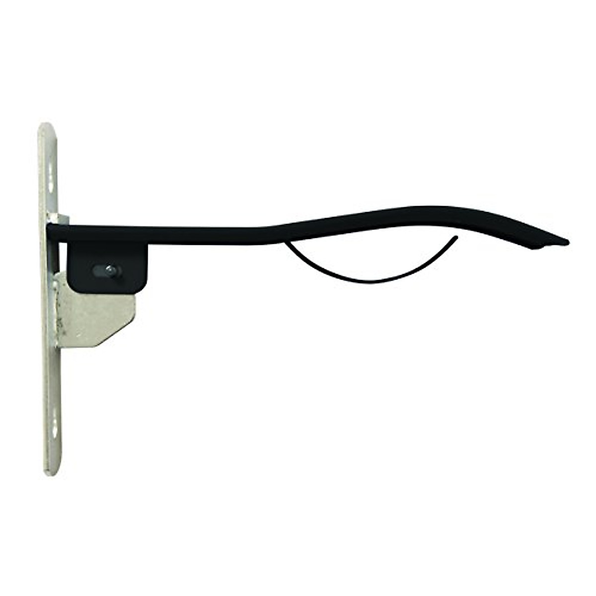 Roma Fold Away Metal Saddle Rack, Black