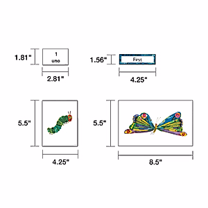 World of Eric Carle | The Very Hungry Caterpillar Learning Cards | English and Spanish, 67ct