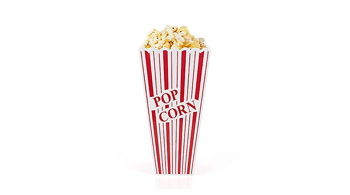 Fasmov 21 Pack Popcorn Containers for Movie Nights