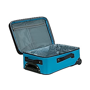 Rockland Journey Softside Upright Luggage Set,Expandable, Turquoise, 4-Piece (14/19/24/28)