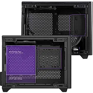 Cooler Master NR200 SFF Small Form Factor Mini-ITX Case, Vented Panels, Triple-slot GPU, Tool-Free, 1x 120mm Fan, 1x 92mm, 360 Degree Accessibility (MCB-NR200-KNNN-S00)