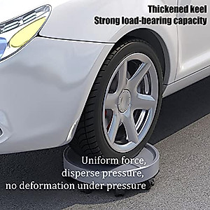 RUDINO,Plant Caddies,Rolling Plant Stand,Planter Caddy,Plant Roller Base,Planter Caddy with Wheels,Plant Tray with Wheels,Plant Stand with Wheels Outdoor.-Grey-Living Room,Balcony,Study and Garden.