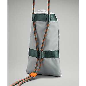 Lululemon Play Forward Crossbody Pouch (Ocean Air/Tidewater Teal/Highlight Orange)