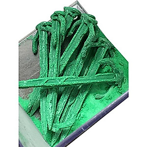 Ecoduty 100 ct. Contractor Grade 4 Inch Biodegradable Stakes, Sod staples For Securing Weed Fabric, Landscape Fabric, Netting, and Blanket