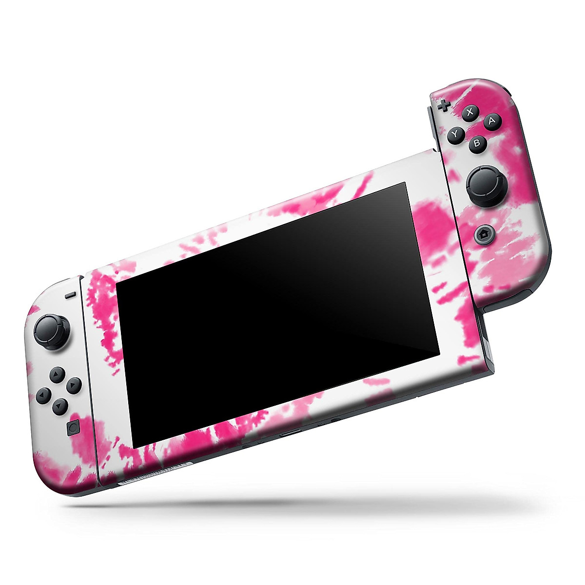 Design Skinz - Compatible with Nintendo Switch OLED Console Bundle - Skin Decal Protective Scratch-Resistant Removable Vinyl Wrap Cover - Spiral Tie Dye V6