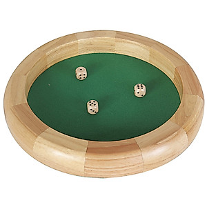 VEDES Gro脽handel GmbH - Ware Natural Games Dice Plate Diameter 30聽cm