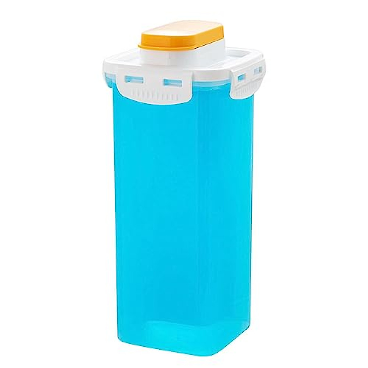 figatia Washing Powder Storage Box Clear Airtight Laundry for Pet Food Kitchens Oatmeal