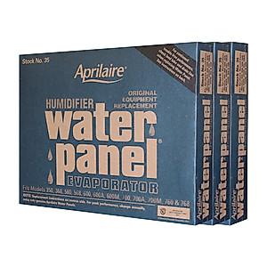 Aprilaire # 35 Original Replacement HUMIDIFIER Water Panel Evaporator. Pack of 3 Pads