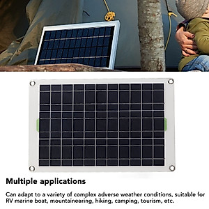 Solar Panel Kit, 50W Solar Panel Charger Monocrystalline Silicon 30A Charge Controller Solar Panel Kit for RV Marine Boat
