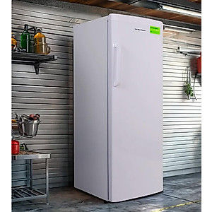 11 Cu Ft Upright Freezer with Drawer Organizer - Manual Defrost & Energy Efficient
