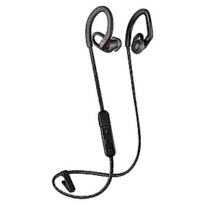 Plantronics BackBeat FIT 350 Wireless Headphones, Stable, Ultra-Light, Sweatproof in Ear Workout Headphones, Black (Renewed)