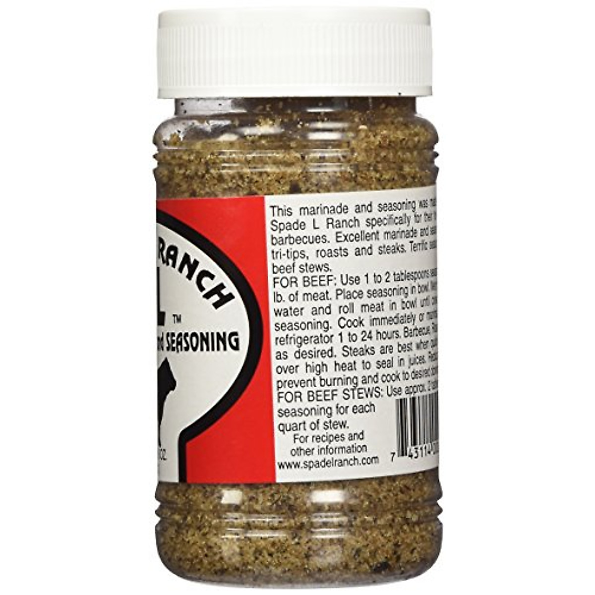 Spade L Ranch Beef Marinade and Seasoning 6 Oz. (1)