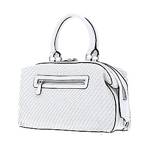 GUESS Hassie Soho Satchel White One Size