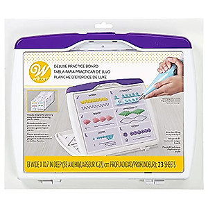Wilton Deluxe Practice Board Set for Cake Decorating Training