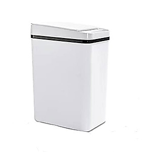DHTDVD Smart Trash Can for Bathroom Kitchen Automatic Wastebasket Waterproof Trash Waste Bins
