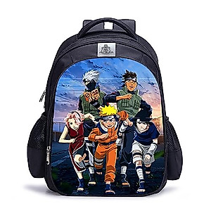 YQSGT Anime Backpack Primary School Students Male and Female Schoolbag 3D Print Travel Backpack for Anime Fans