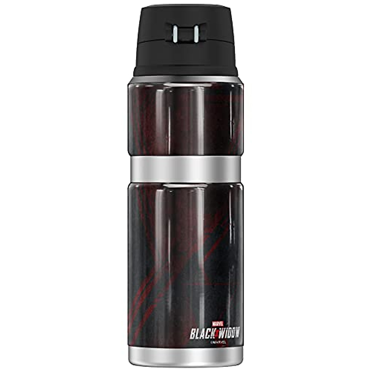 MARVEL - Black Widow THERMOS STAINLESS KING Stainless Steel Drink Bottle, Vacuum insulated & Double Wall, 24oz