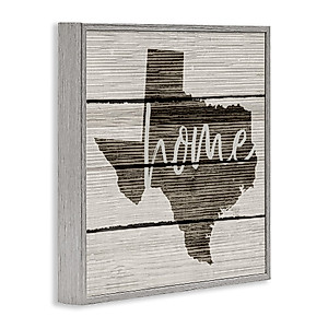 Stupell Industries Texas Home Typography Map