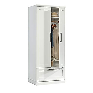 Sauder Homeplus Wardrobe, Soft White finish