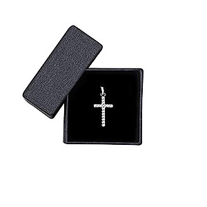 Sofia Milani - Solid 925 Sterling Silver Pendant for Women - with Zirconia Stones - Cross Design - 60255