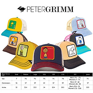 Peter Grimm Peanuts Cartoon Collection, Adjustabale Baseball Cap White