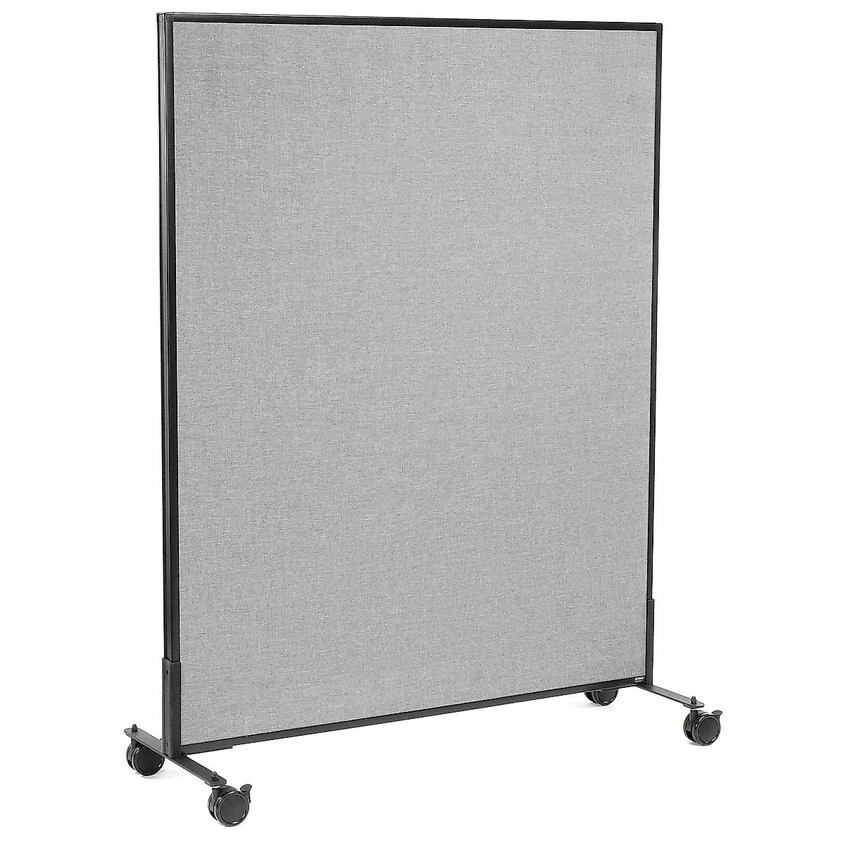 Global Industrial 48-1/4"W x 63" H Mobile Office Partition Panel, Gray