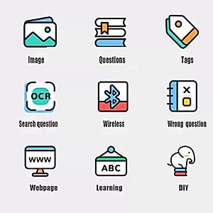 soputry InstaProud - Portable Sticker Printer, Mini Printer Sticker Maker Pocket Thermal Printer, Mini Label Receipt Printer for Photos Diaries Memos Study Notes (Blue and 10 Sticker Rolls)