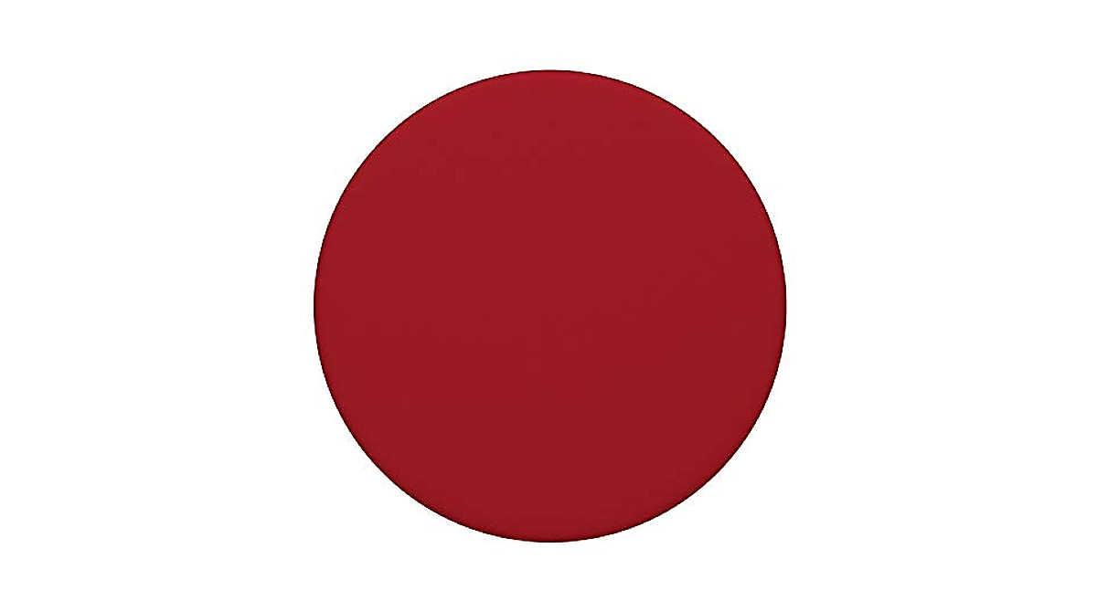 Simple Solid Color Red PopSocket Swappable PopGrip - Versatile & Stylish