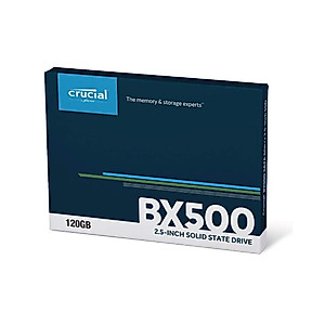Crucial BX500 120GB 3D NAND SATA 2.5-Inch Internal SSD, up to 540MB/s - CT120BX500SSD1