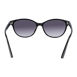 Calvin Klein Women's CK20517S Cat Eye Sunglasses, Black, 56/15/140