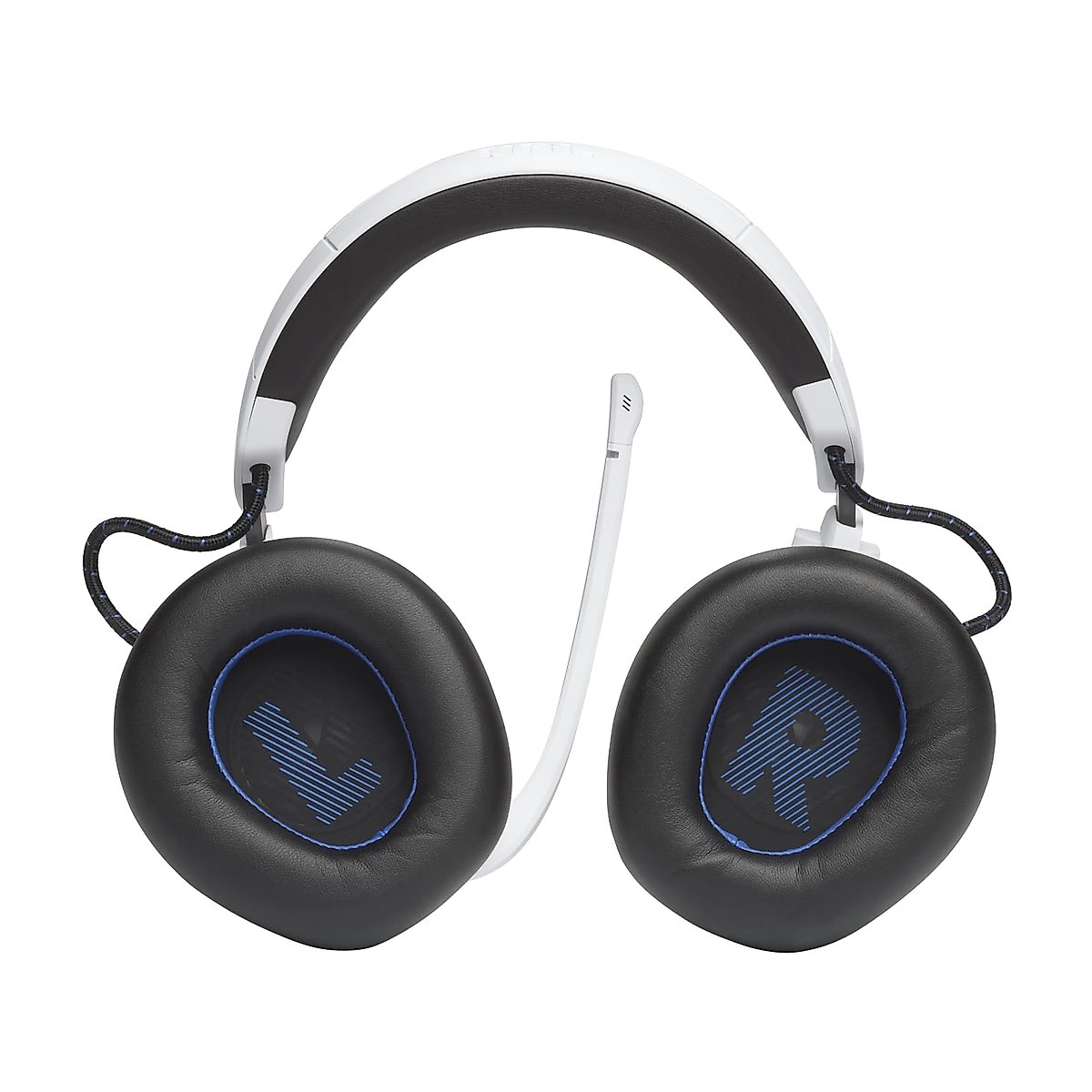JBL Quantum 910P - Wireless Consol Over-Ear Gaming Headset with Head Tracking-Enhanced, Active Noise Cancelling and Bluetooth, QuantumSPATIAL 360, Hi-Res Certified, Low Latency Wireless (White)