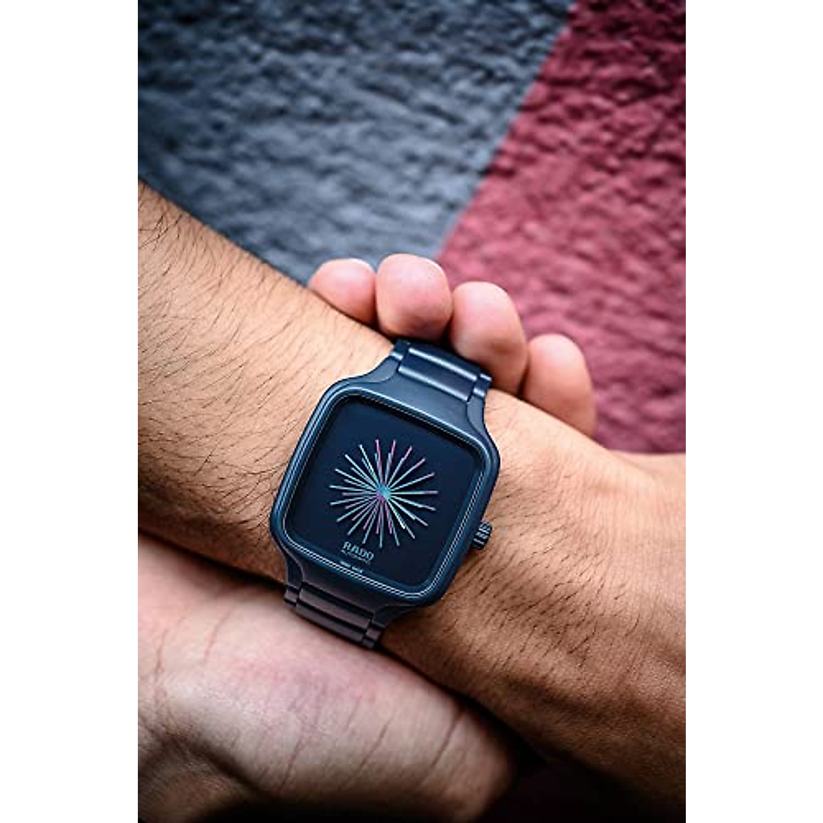 Rado True Square Automatic Watch, Blue