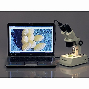 AmScope MD130 1.3MP Digital Microscope Camera for Still and Video Images, 40x Magnification, Eye Tube Mount, USB 2.0 Output, Includes Software