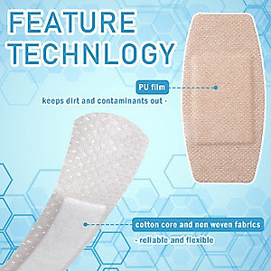 100 Pcs Silicone Adhesive Bandages Bulk Sensitive Skin Bandages Painless Removal Silicone Bandages for Sensitive Fragile Skin Elderly Painless Removal Delicate Sensitive Skin