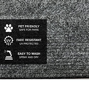 Prest-O-Fit 2-4064 Outrigger RV Step Rug Castle Gray 18 in. Wide, 3 Step Set