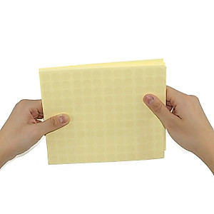 3960 Pcs Round Clear Stickers 0.5 inch Small Transparent Circle Labels for Retail Package Mail Wafer Seal Labels Dot Self Adhesive Stickers Envelope Seals