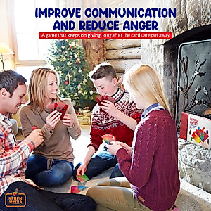 Behind The Anger Card Game for Families, Therapy Games for Kids - Anger Management Toys for Kids - Card Game for Teens - Develop Social Emotional Coping Skills - Anger Control and Counseling Tool