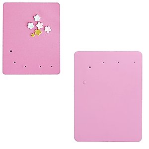 AUNMAS Fondant Foam Pad, Rectangular Fondant Cake Sponge Pad Mat with 5 Holes for Cake Decoration, DIY Paste/Sugar Flower/Gum/Chocolate/Clay Modelling Tools Drying Tray, Pink Green
