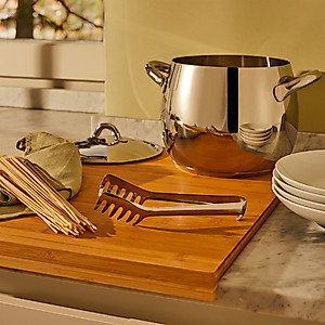 Alessi Spaghetti Tongs, Silver