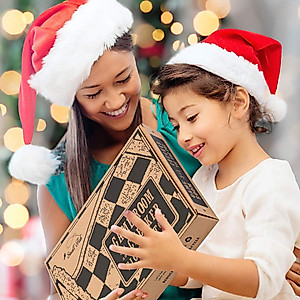 OleOletOy Super Tic Tac Toe and Giant Checkers Set Board Game with 24 Checker Pieces Reversible Rug, Classic Indoor and Outdoor Activity for Kids and Adults, Best for Camping, Backyard, or Lawn Game