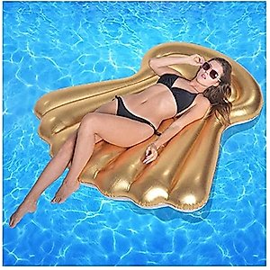 Glaceon Adult Large Floating Row Pool Float Inflatable Water Lounger Toys Swimming Ring Suitable The Beach Summer Party Outdoor Water Recreation