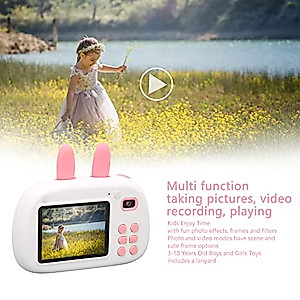 Children Digital Camera, Kids Camera Easy to Operate for Children Aged 3-10 for Birthday Gift