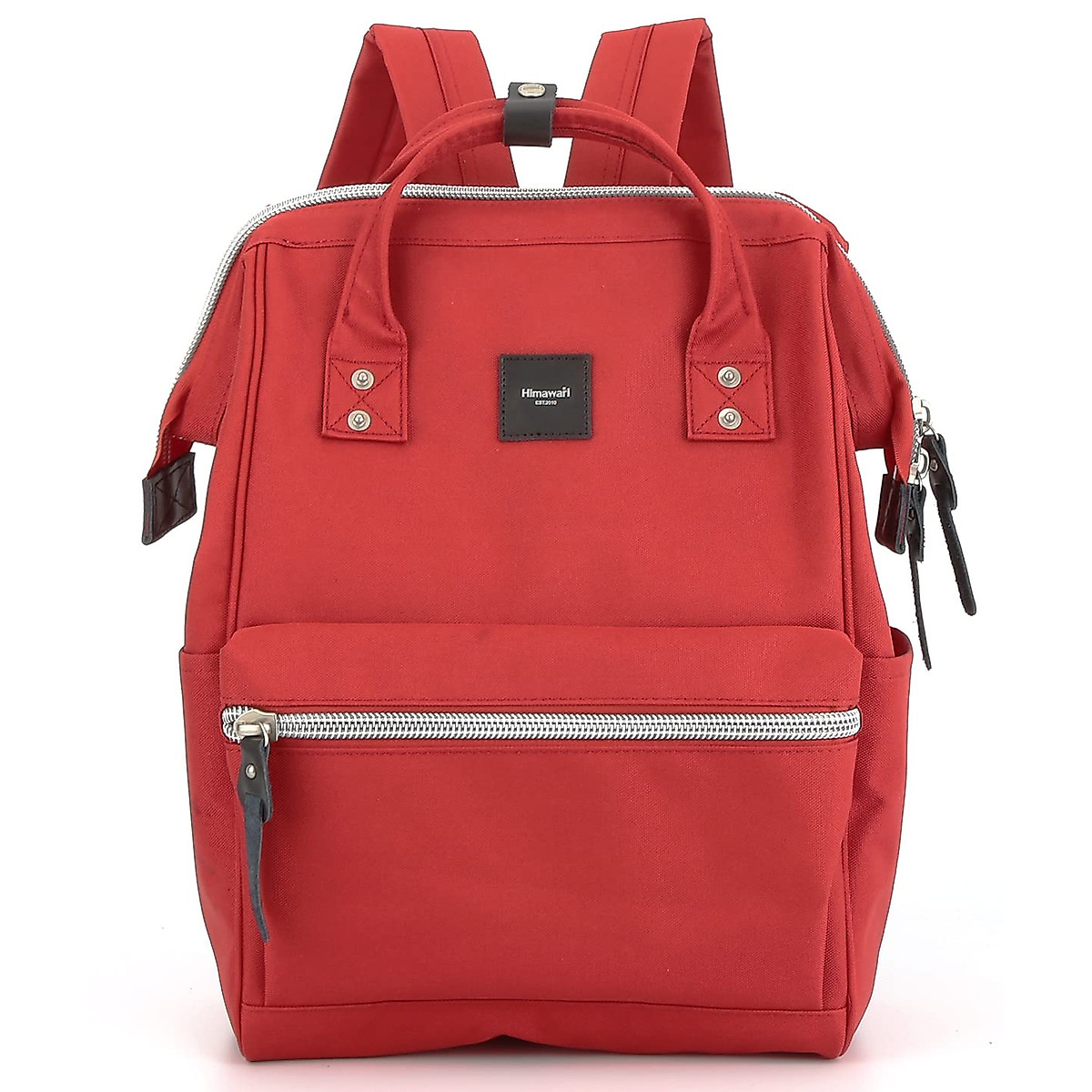 himawari Travel Backpack with USB Charging Port 15.6 Inch Doctor Work Bag laptop backpack for Women&Men (1881-Red36#)