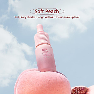Peripera Ink Airy Velvet Lip Tint, Liquid Lip (0.14 fl oz, 023 IN THE PEACHLIGHT)